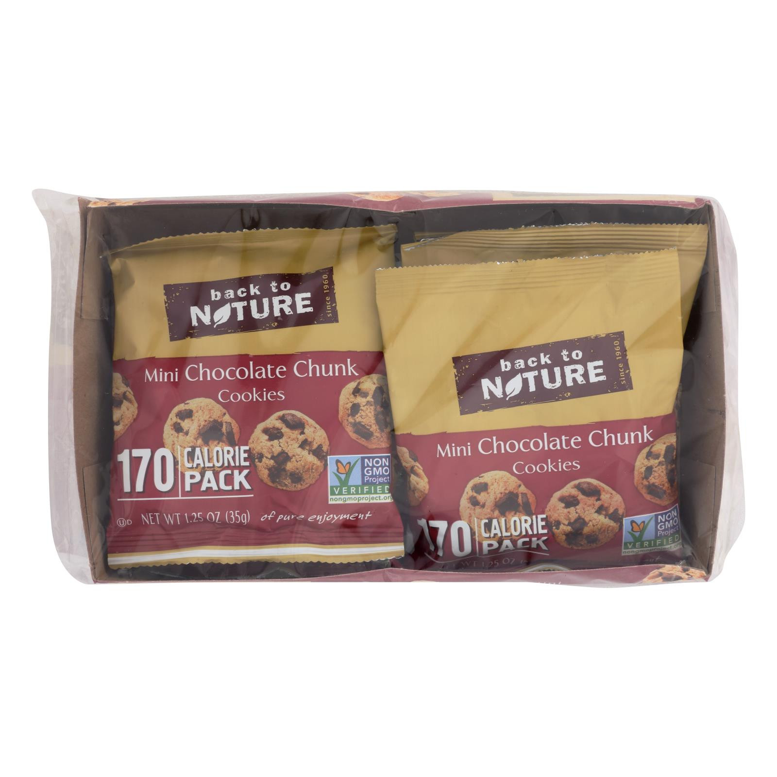 Back To Nature Chocolate Chunk Cookies - Case Of 6 - 9.5 Oz.