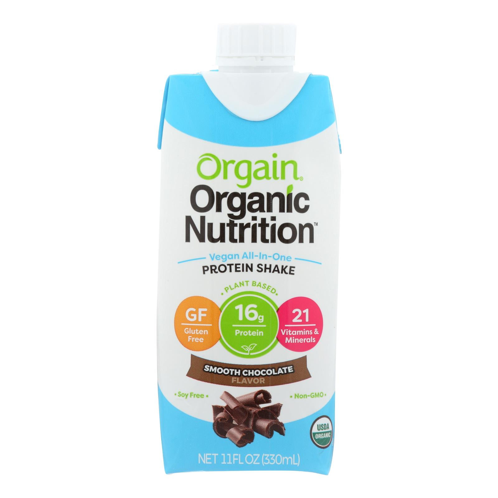 Orgain Organic Protein Shakes - Creamy Chocolate Fudge - Case Of 12 ...