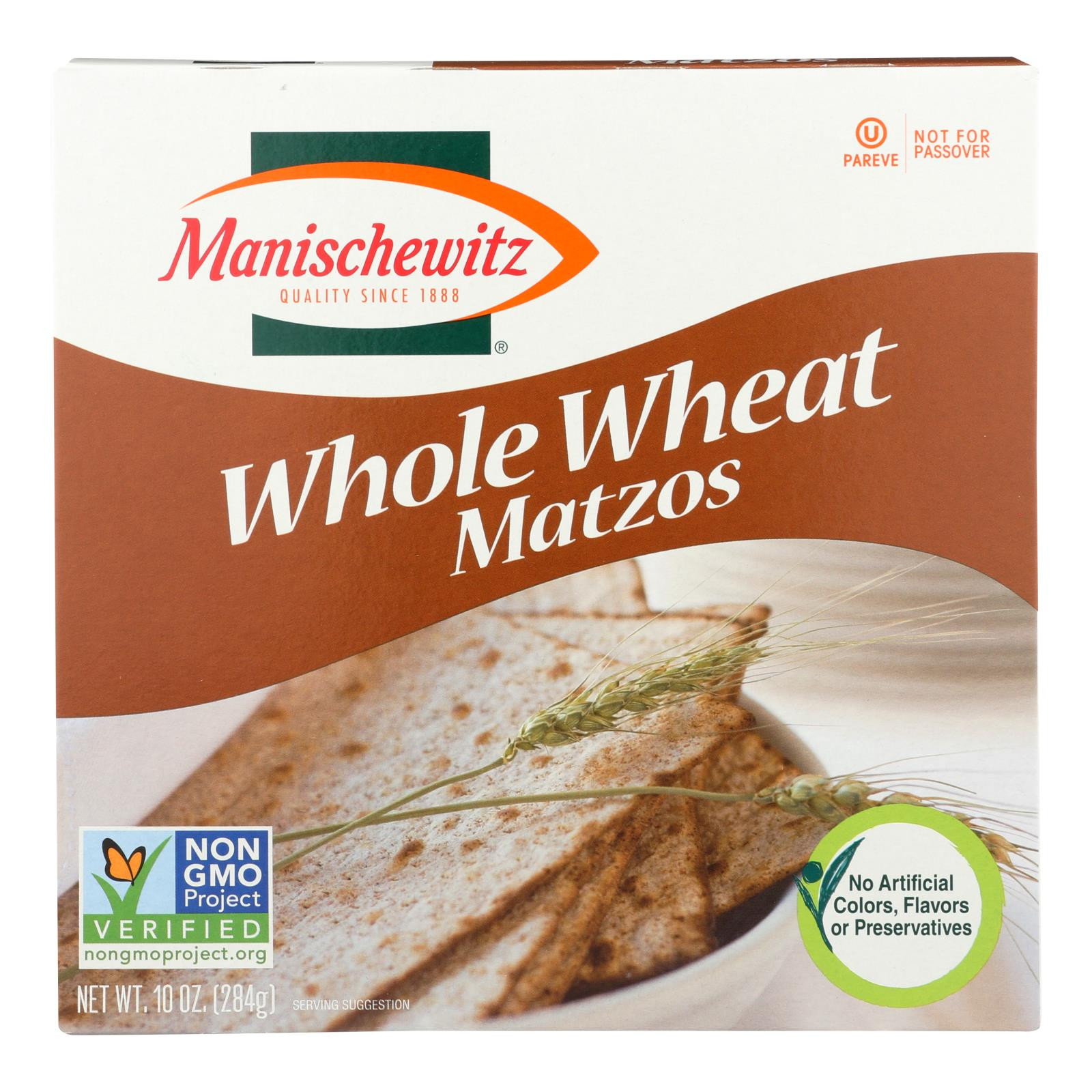 Manischewitz Organic Matzo - Case Of 12 - 10 Oz