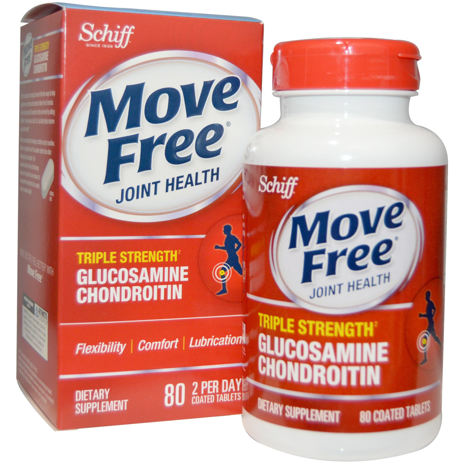 Schiff Move Free Total Joint Health - 1500 Mg - 120 Coated Tablets