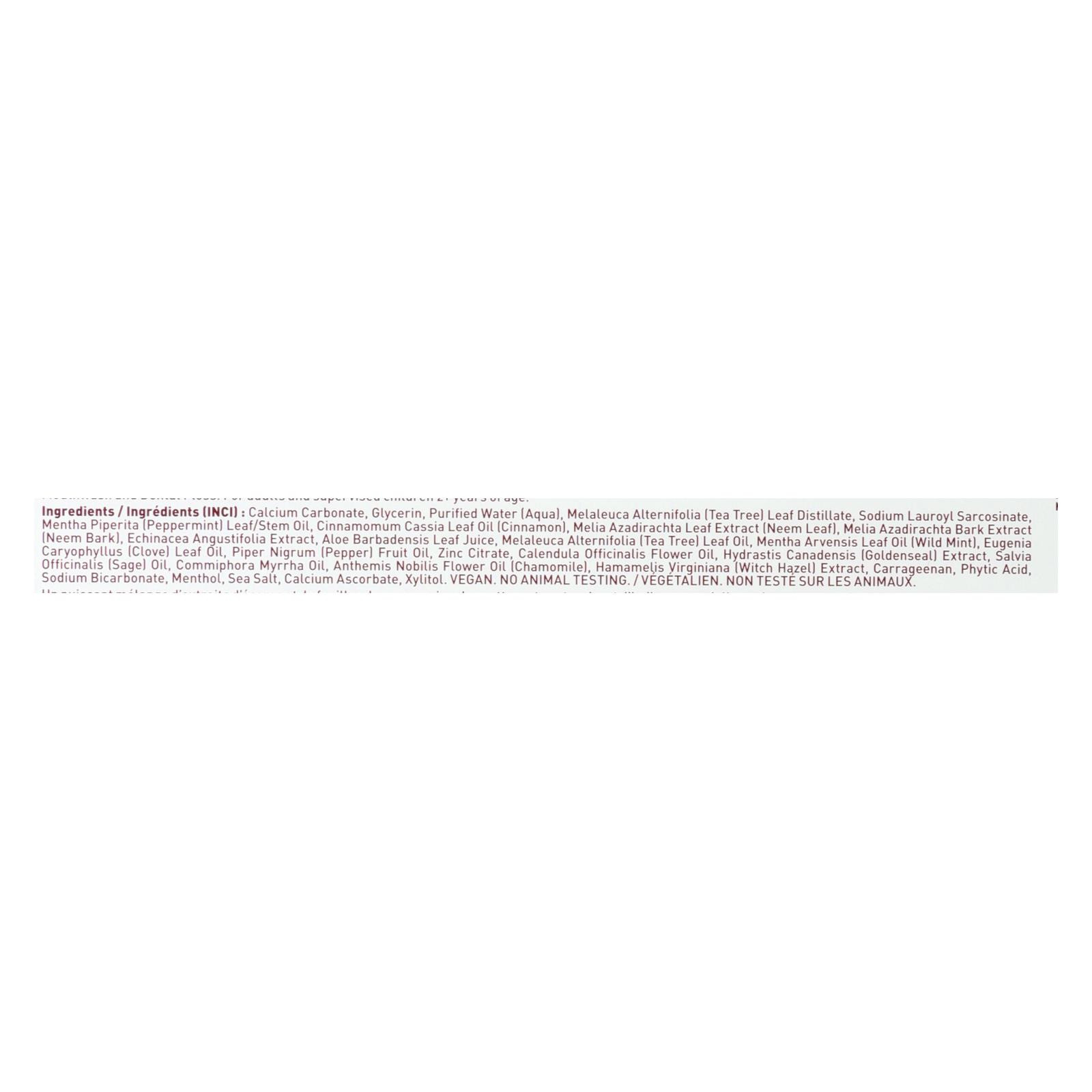Desert Essence Toothpaste - Neem - Cinnamint - 6.25 Oz - 1 Each
