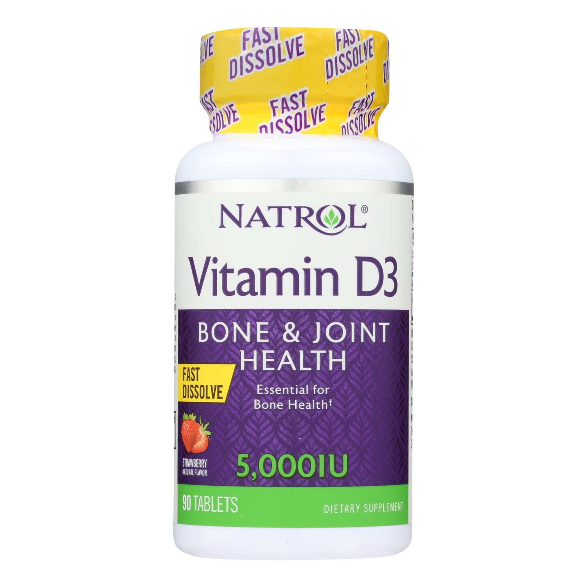 Natrol Fast Dissolving Vitamin B12 5000 Mcg 100 Tabs