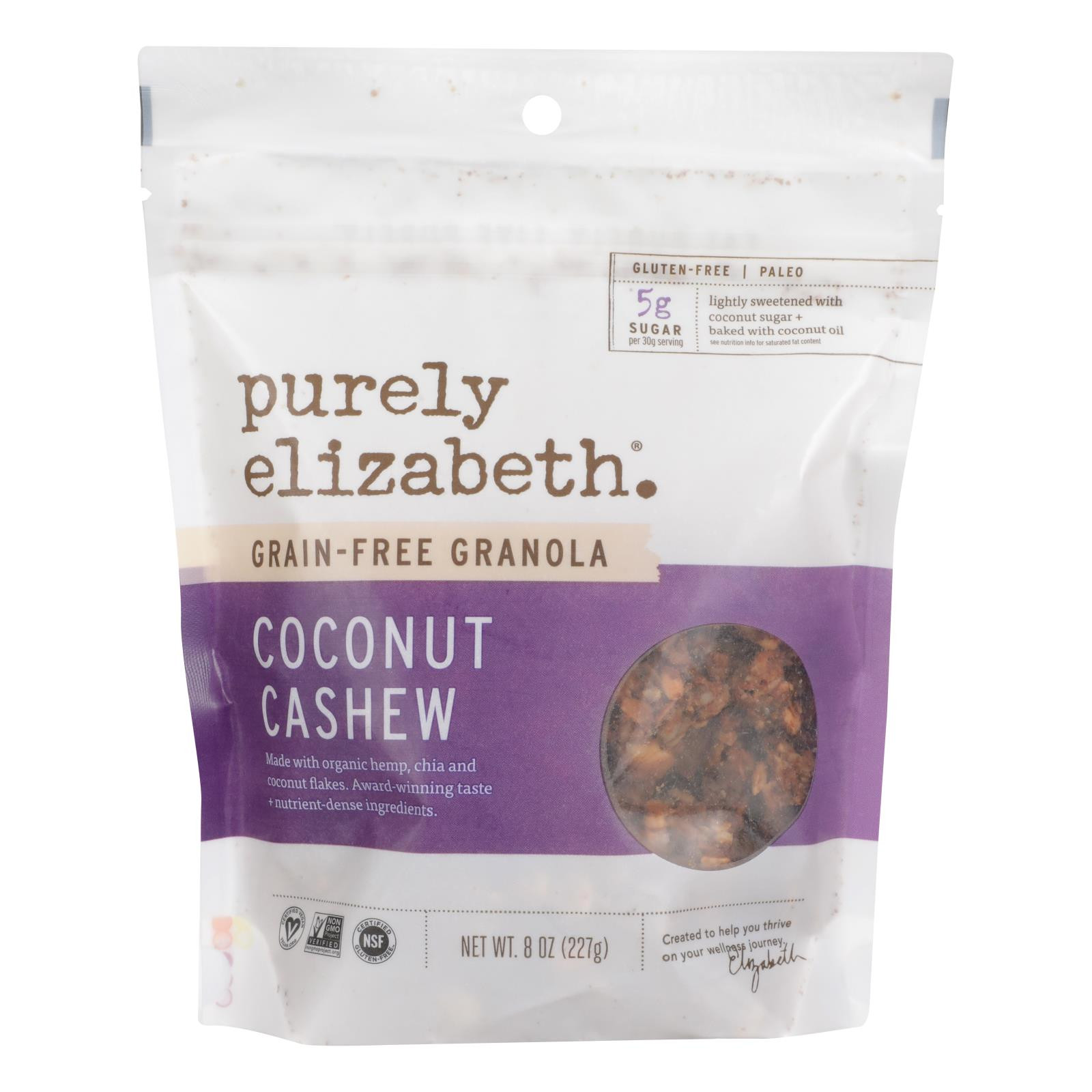 Purely Elizabeth Probiotic Granola - Maple Walnut - Case Of 6 - 8 Oz.