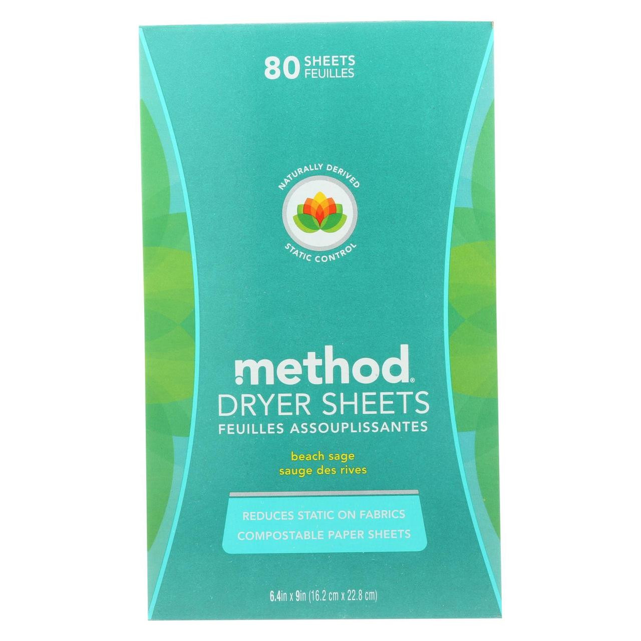 Better Life Dryer Sheets - Lavender & Grapefruit - Case Of 6 - 80 Count