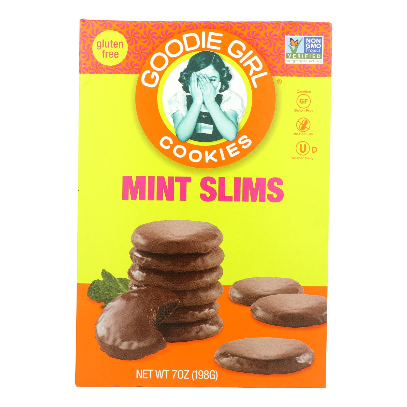 Goodie Girl Cookies - Cookies - Fudge Striped - Case Of 6 - 7 Oz.