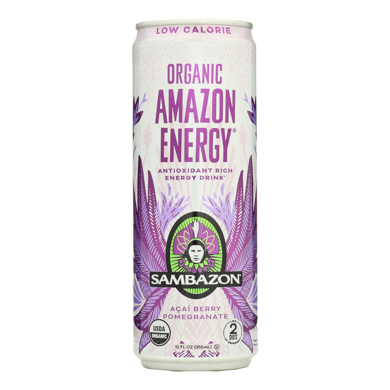Sambazon Organic Amazon Energy Drink - Original - Case Of 12 - 12 Fl Oz