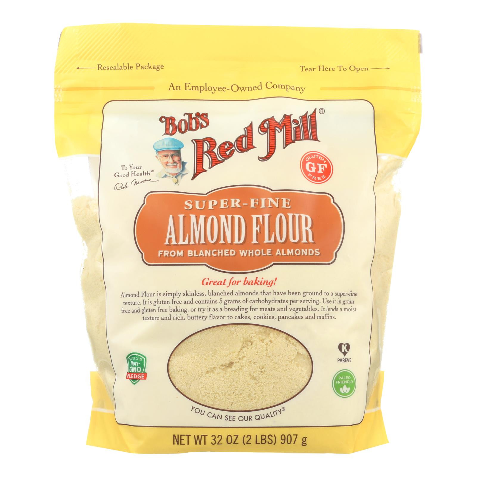 Bob's Red Mill Flour - Almond - Blanched - Case Of 4 - 32 Oz