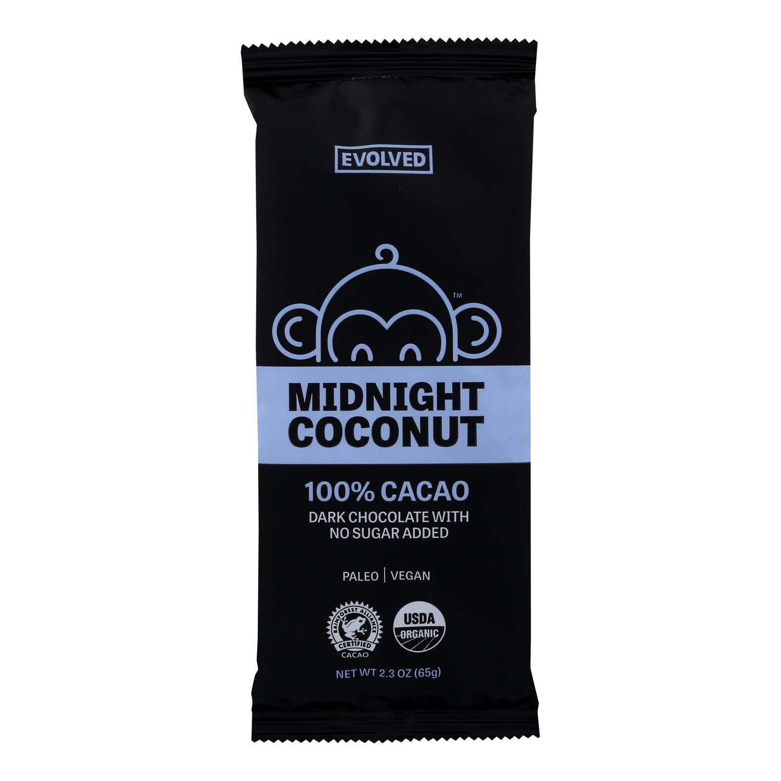 Eating Evolved Chocolate Bar - Signature Dark - Case Of 8 - 2.5 Oz.