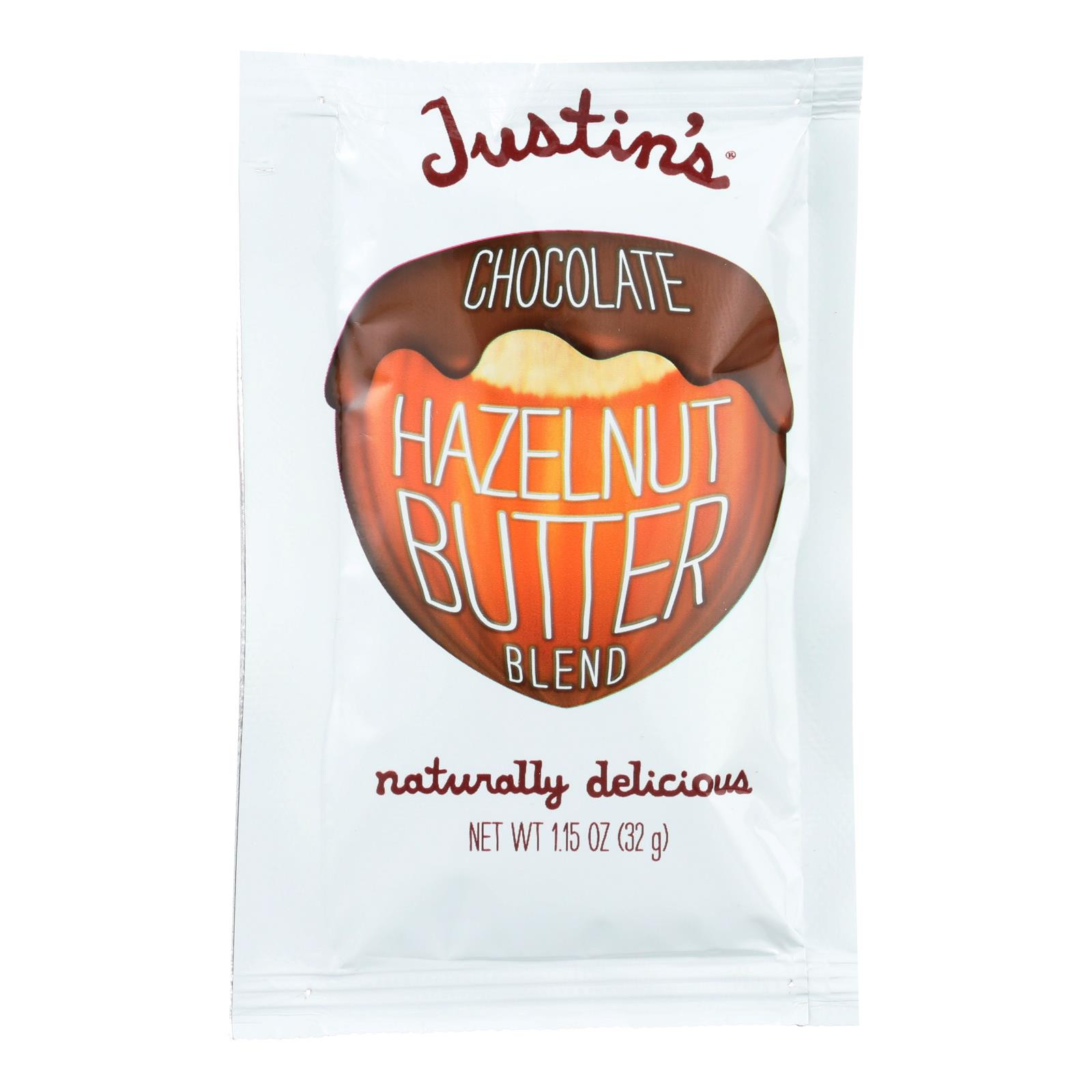 Justin's Nut Butter Hazelnut Butter - Chocolate - Case Of 6 - 16 Oz.