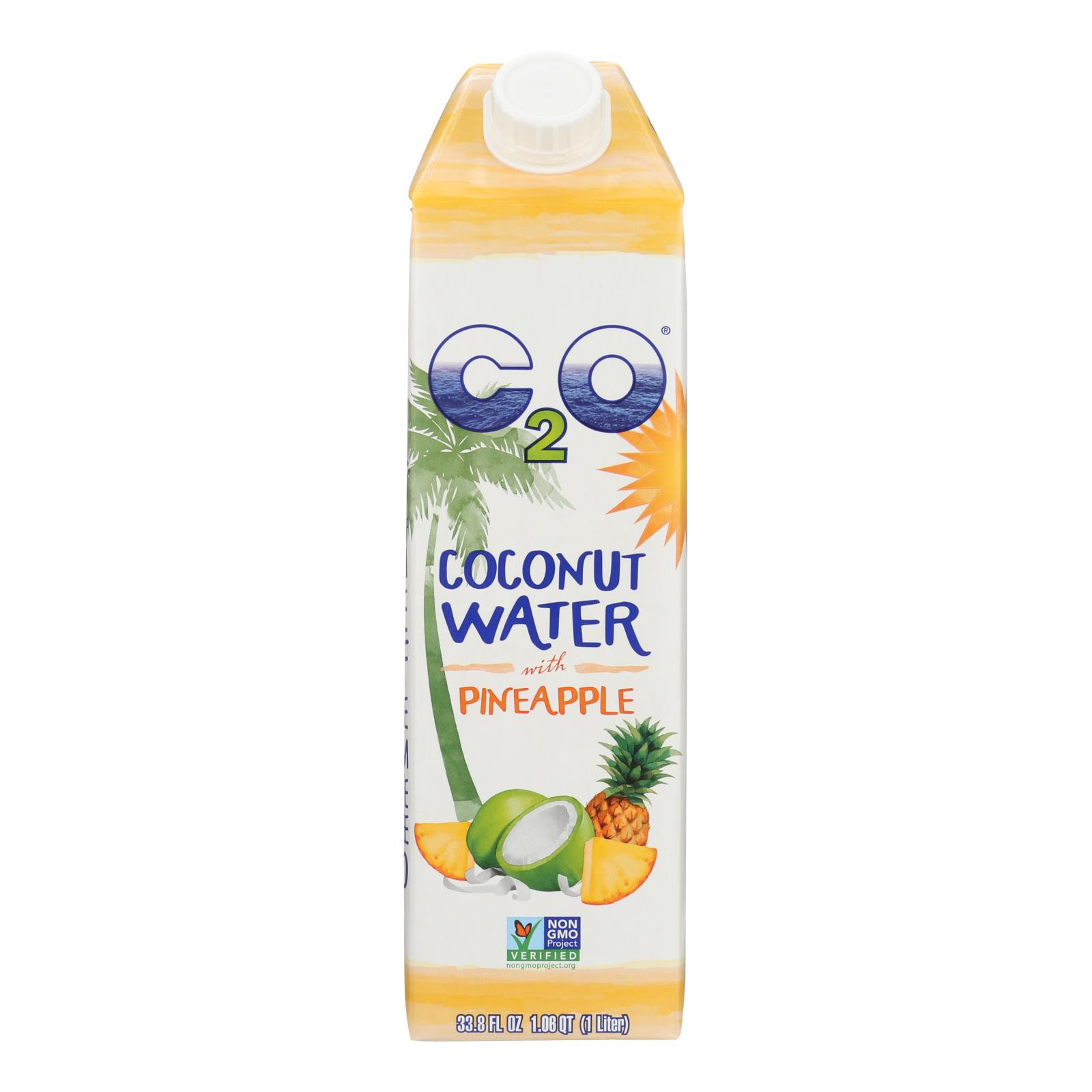 C2o Pure Coconut Water Pure Coconut Water - Case Of 24 - 10.5 Fl Oz