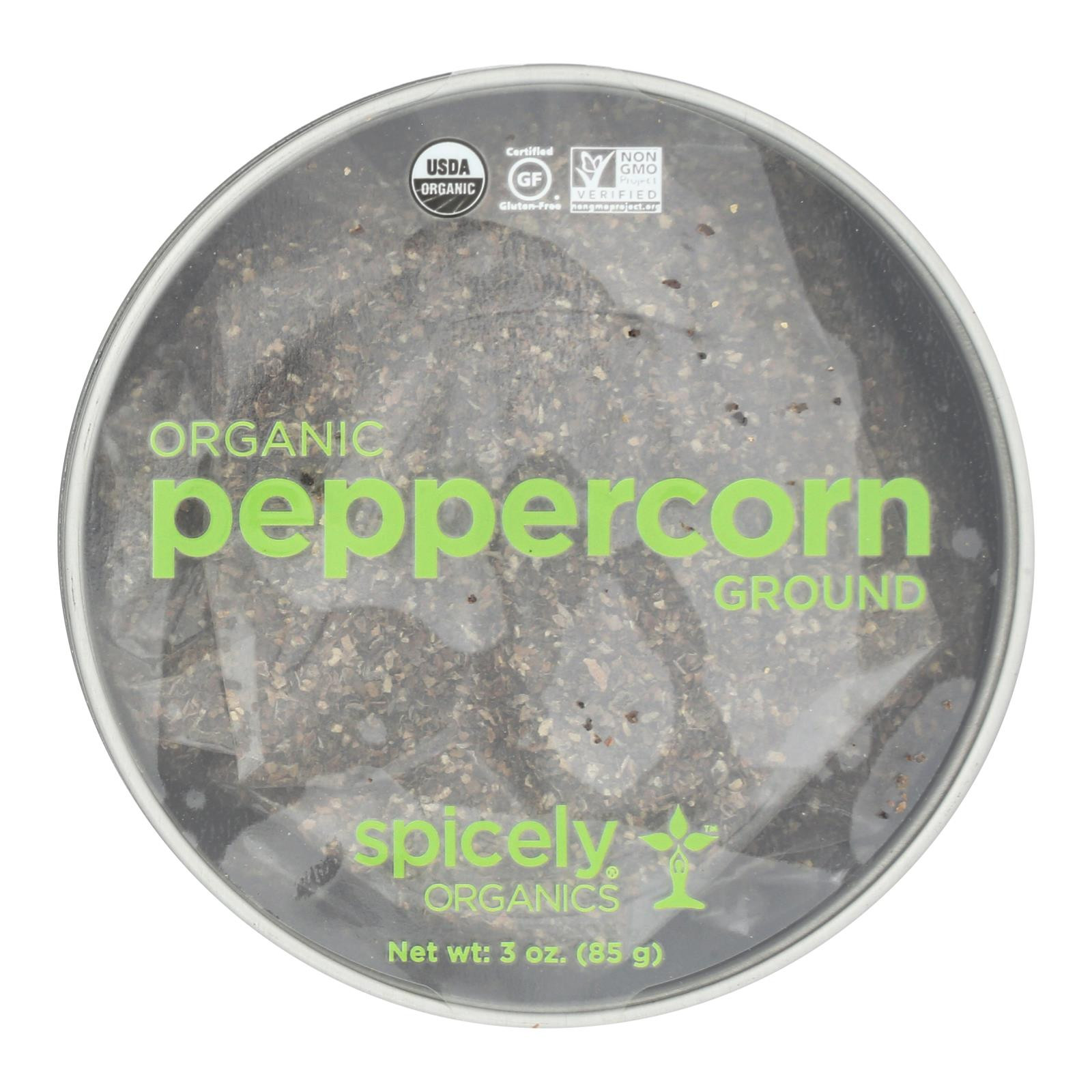Simply Organic Daily Grind Black Peppercorns - Organic - Grinder - 3 Oz