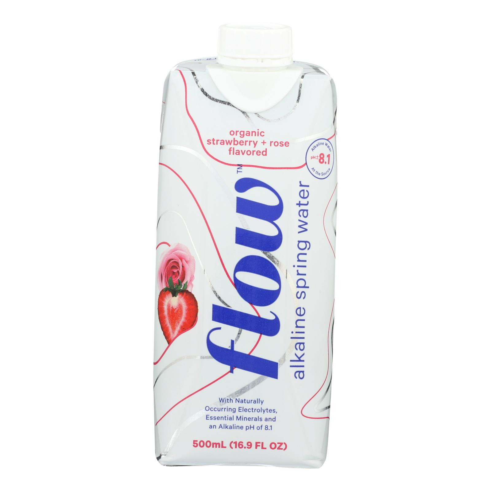 Flow Spring Water - Natural Alkaline - Case Of 12 - 500 Ml