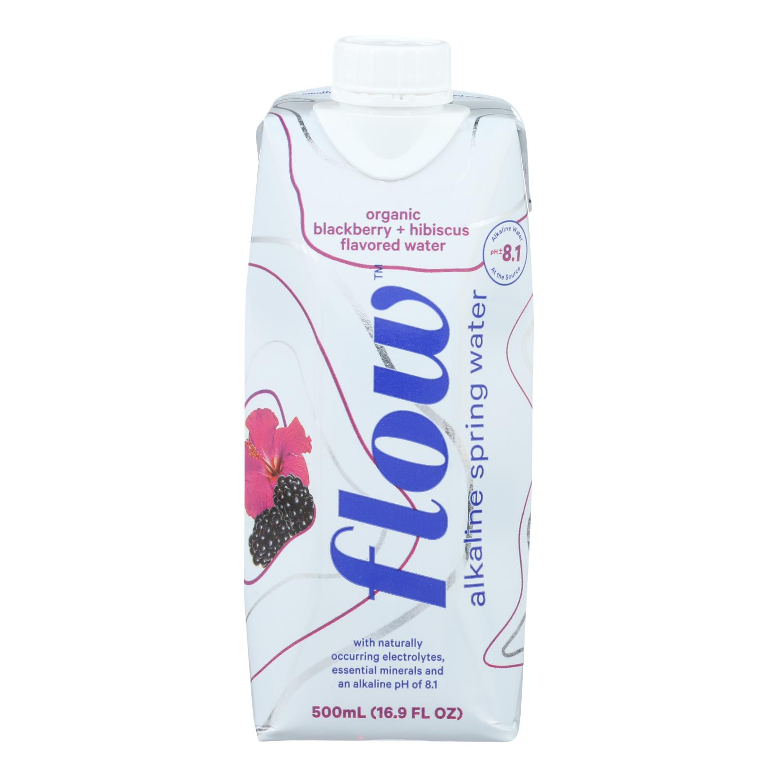 Flow Spring Water - Natural Alkaline - Case Of 12 - 500 Ml