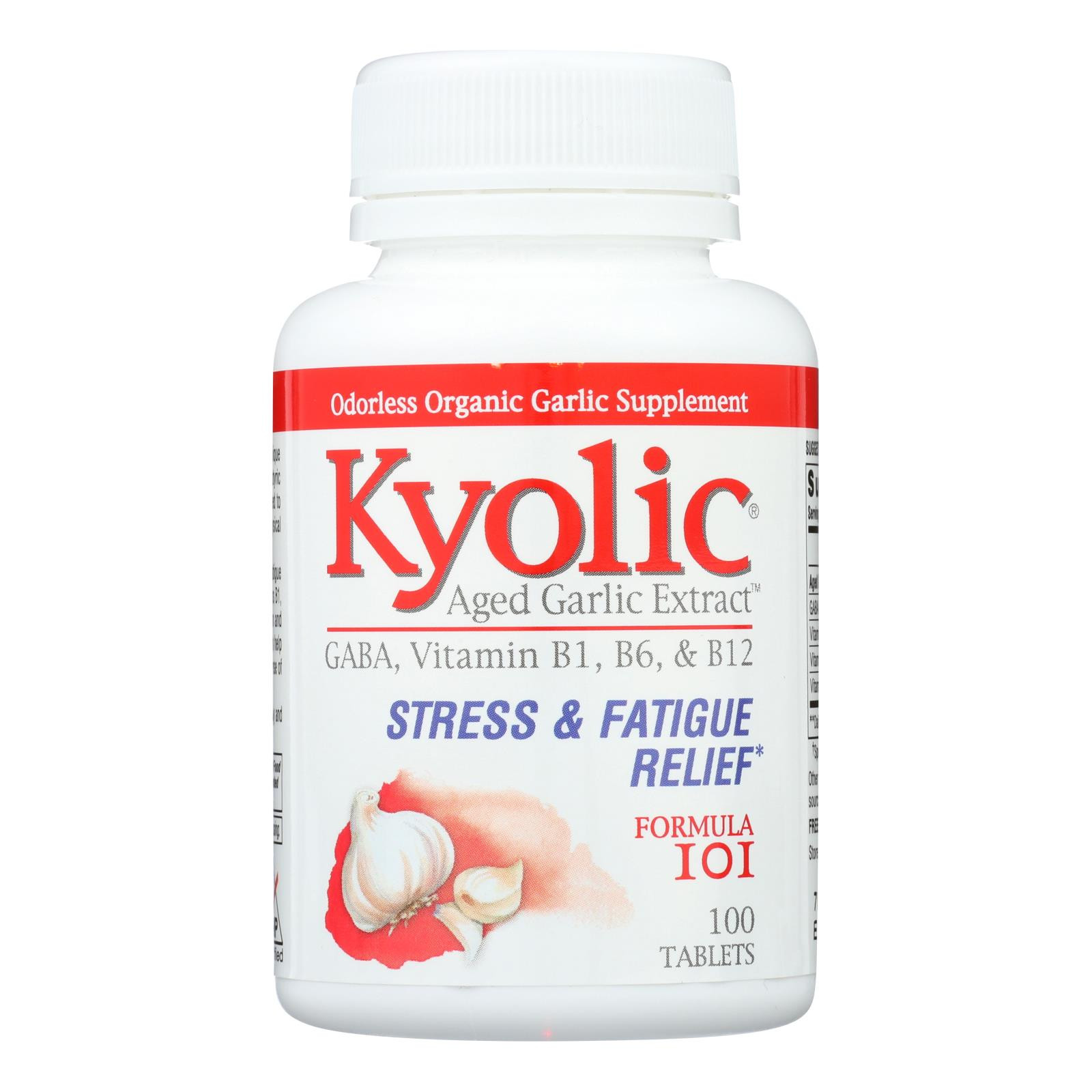 Kyolic - Aged Garlic Extract Stress And Fatigue Relief Formula 101 ...