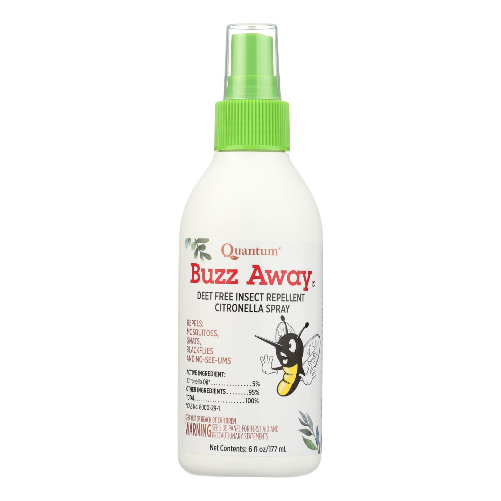 Quantum Buzz Away Extreme Insect Repellent - 4 Fl Oz