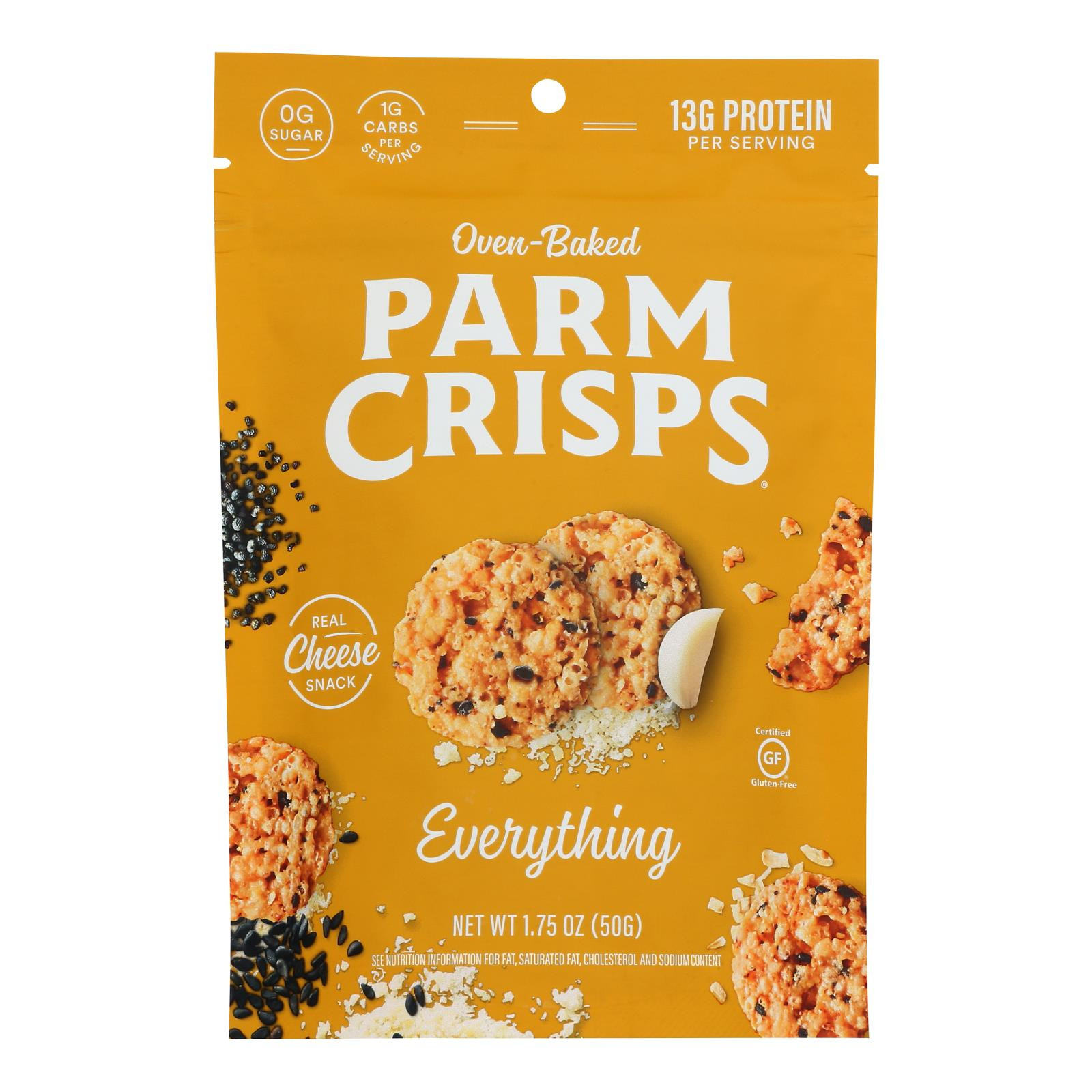 Kitchen Table Bakers Parm Crisps - Original Parmesan - Case Of 12 - 1. ...