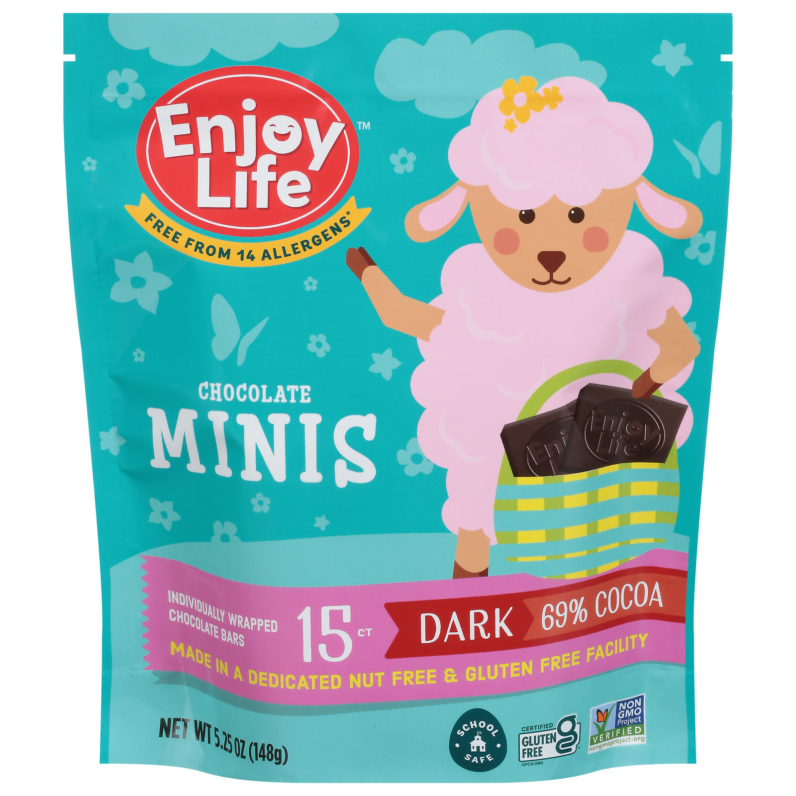 Enjoy Life Chocolate Bar - Boom Choco Boom - Ricemilk Crunch - Dairy ...