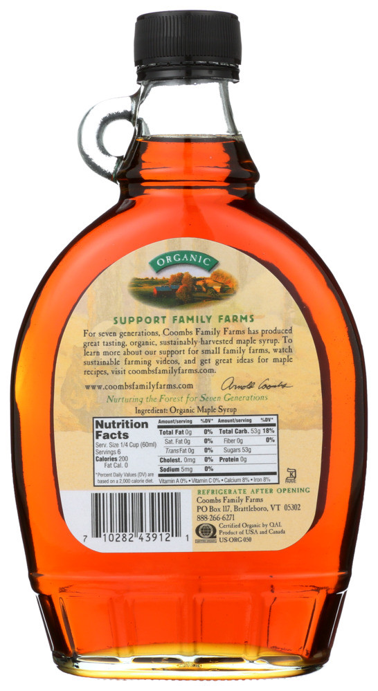 Coombs Family Farms Organic Maple Syrup - Case Of 6 - 32 Fl Oz. - 0831156