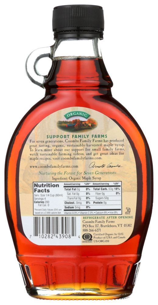 Coombs Family Farms Organic Maple Syrup - Case Of 6 - 32 Fl Oz. - 0831156