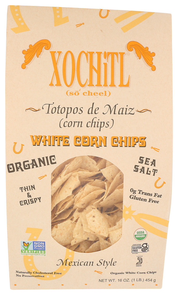 Xochitl Corn Chips - Salted - Case Of 9 - 16 Oz.