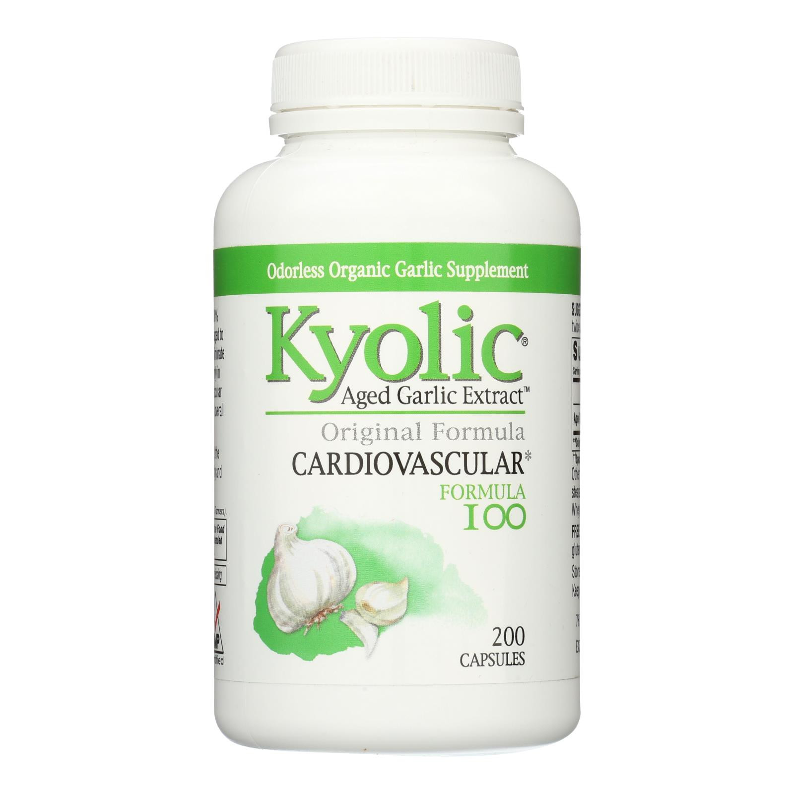 Kyolic - Aged Garlic Extract Cardiovascular Extra Strength Reserve - 60 ...