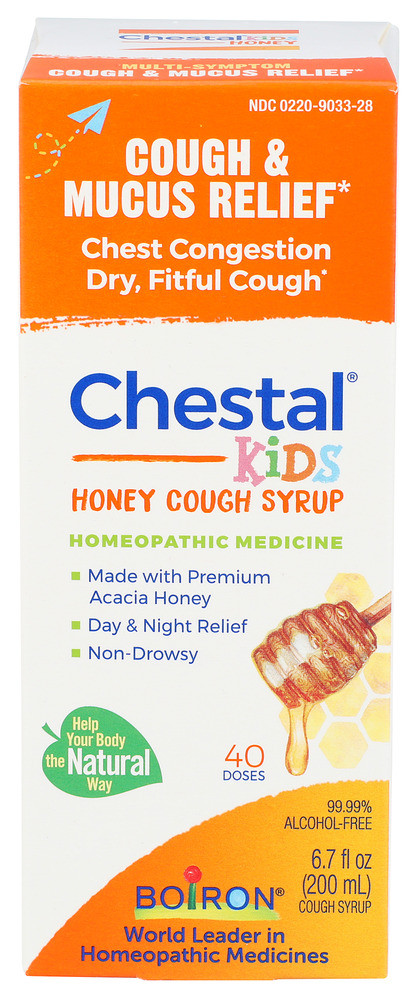 Boiron Chestal - Cough And Chest Congestion - Honey - Adult - 6.7 Oz