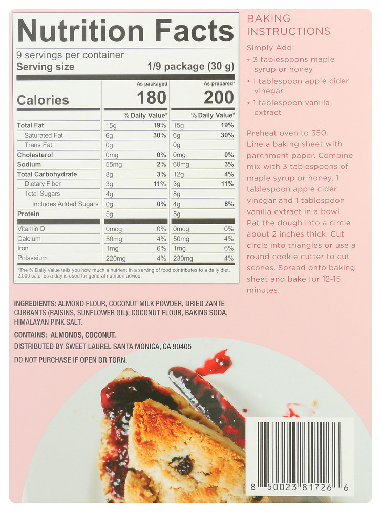 Pamela's Products - Biscuit And Scone - Mix - Case Of 6 - 13 Oz.