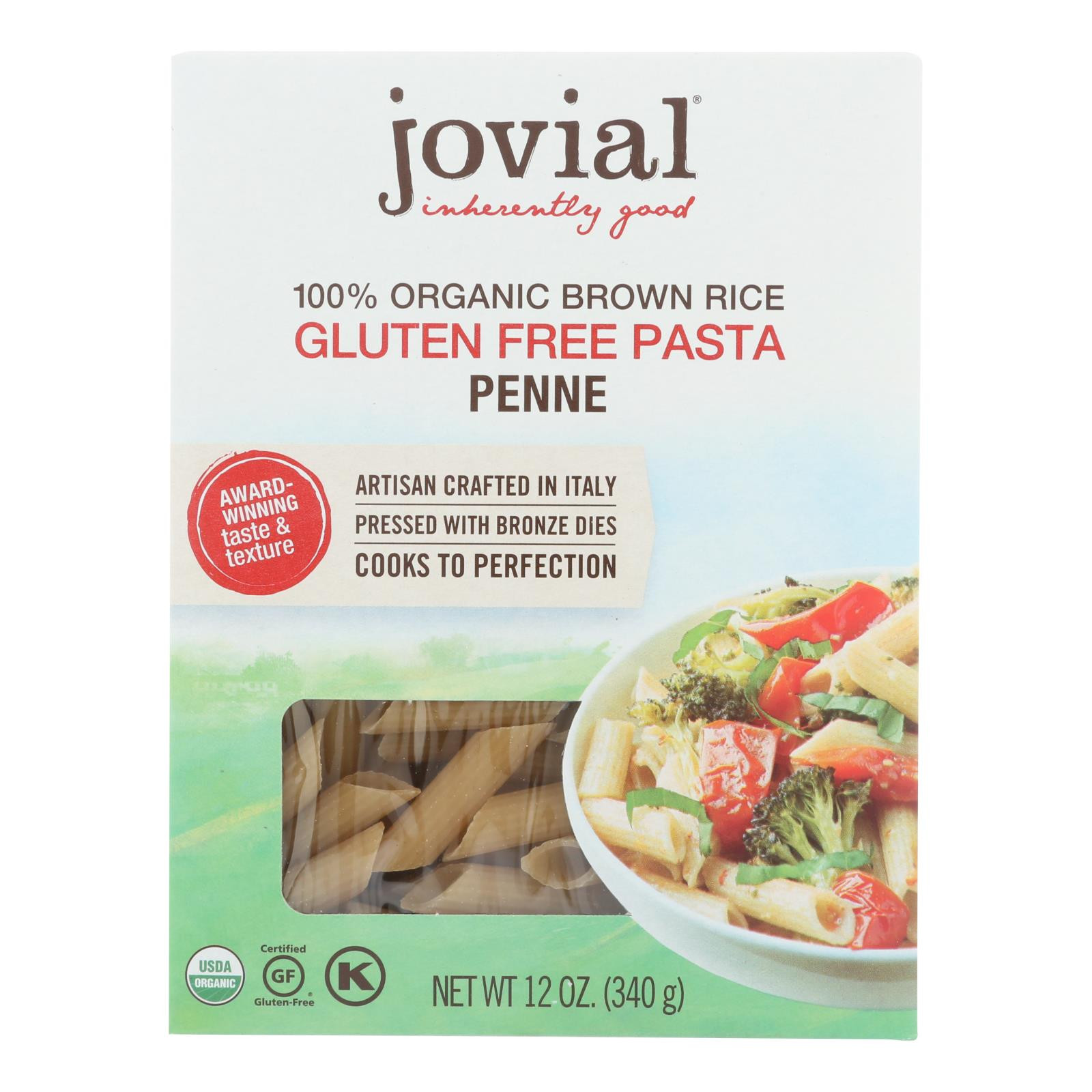 Jovial Pasta - Organic - Brown Rice - Spaghetti - 12 Oz - Case Of 12