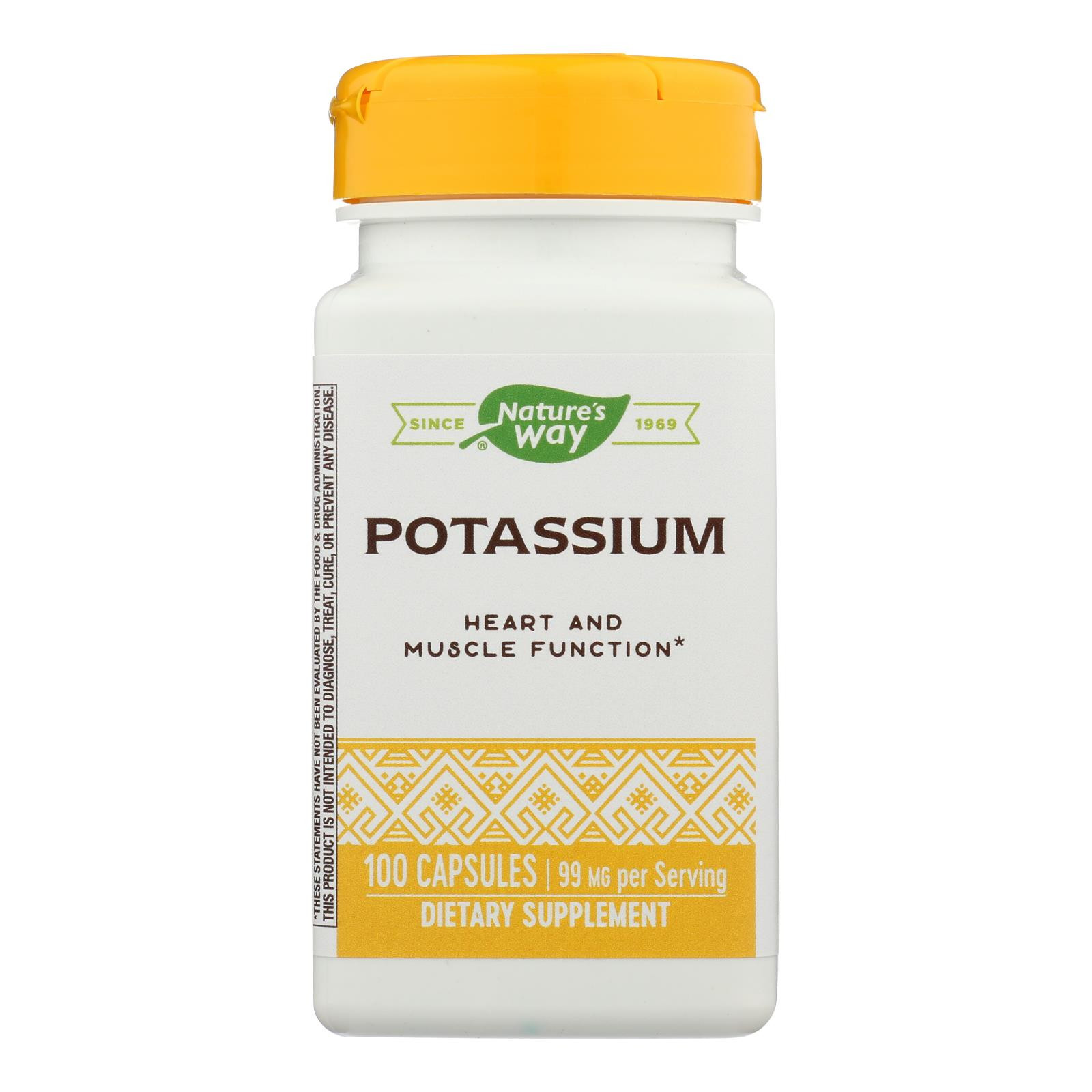 Nature's Way Potassium Chelate - 100 Capsules