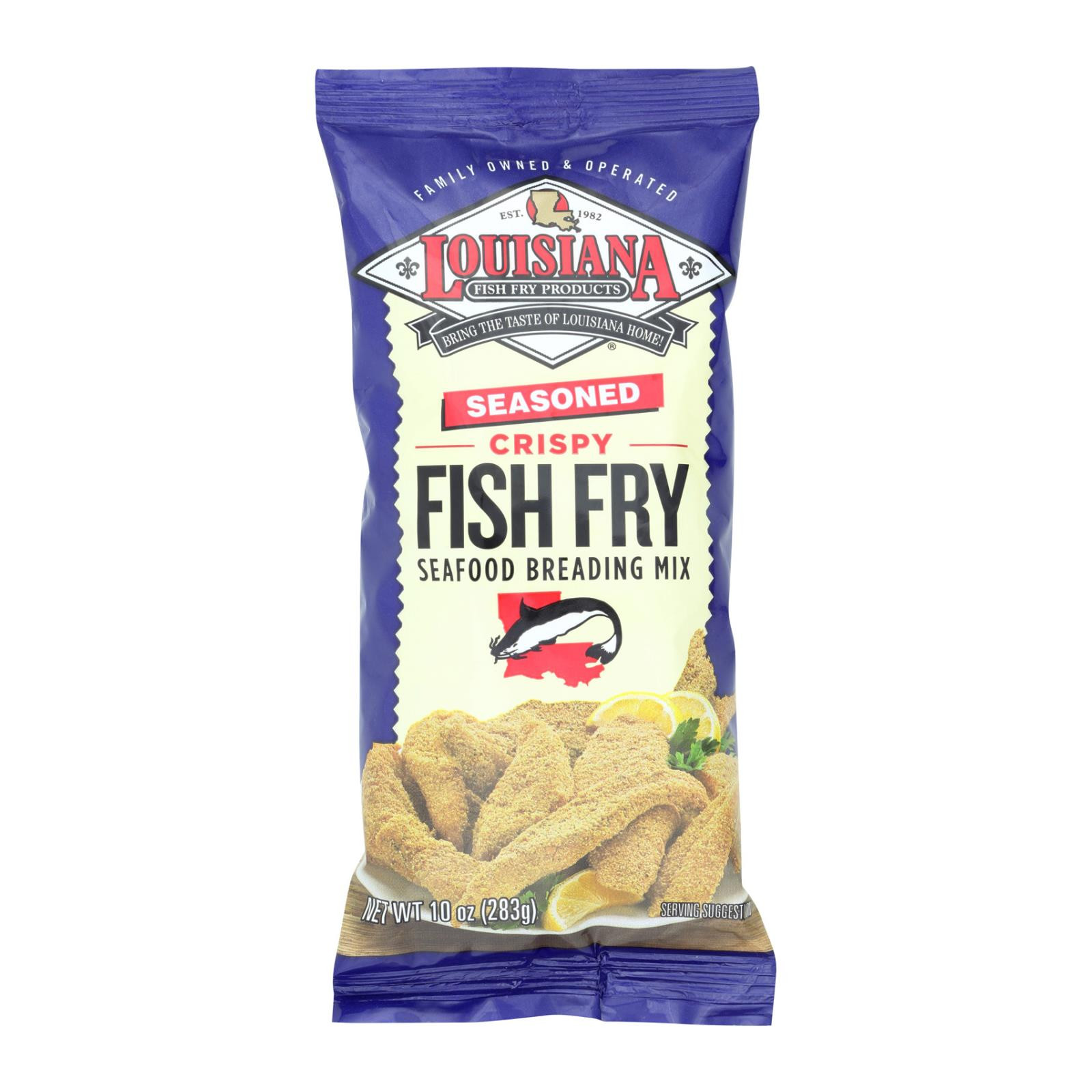 Zatarain's Fish Fry- Seasoned - Case Of 12 - 10 Oz.