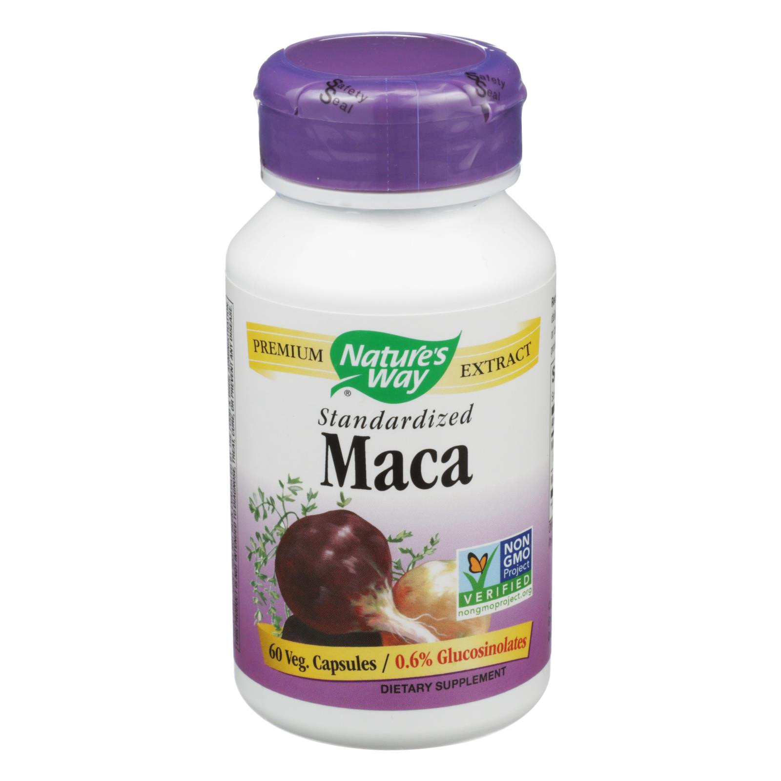 Nature's Way Maca Standardized - 60 Capsules