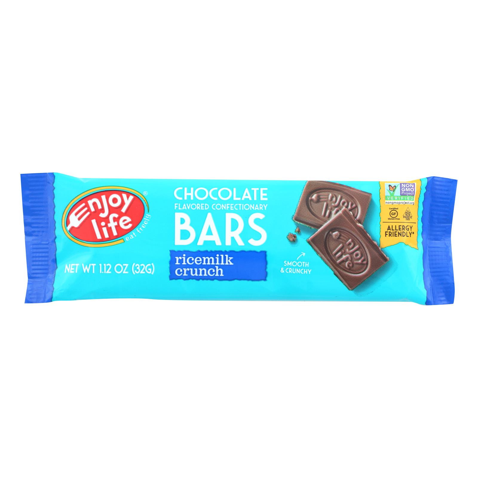 Enjoy Life Chocolate Bar - Boom Choco Boom - Ricemilk Crunch - Dairy ...