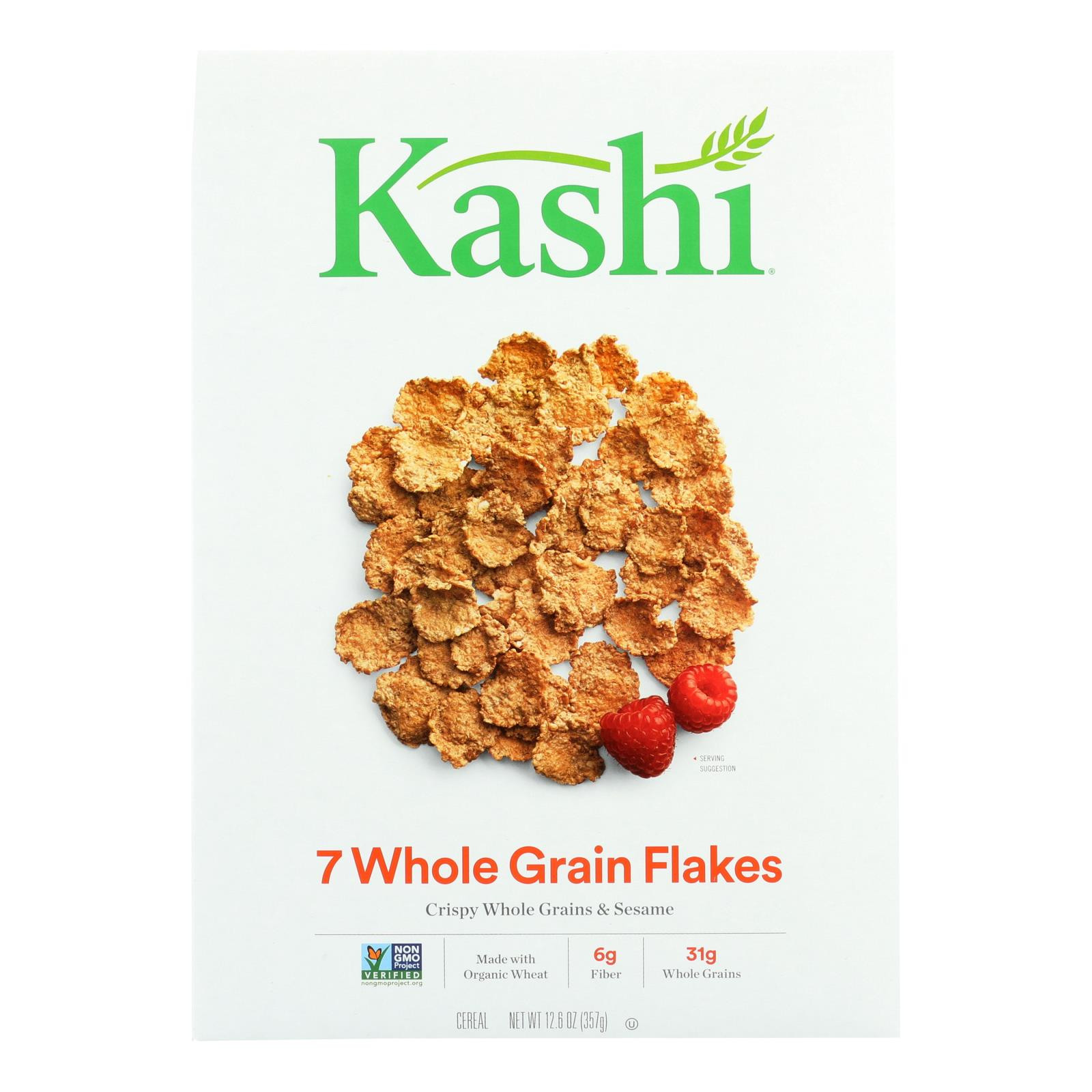 Cascadian Farm Cereal - Organic Corn Flakes, Wheat Flakes, Whole Grain ...