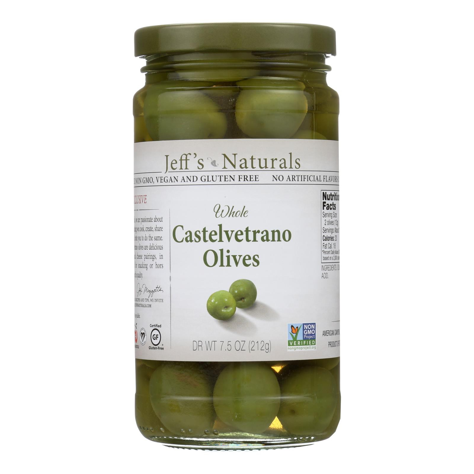 Jeff's Natural Jeff's Natural Castelvetrano Olives - Castelvetrano ...