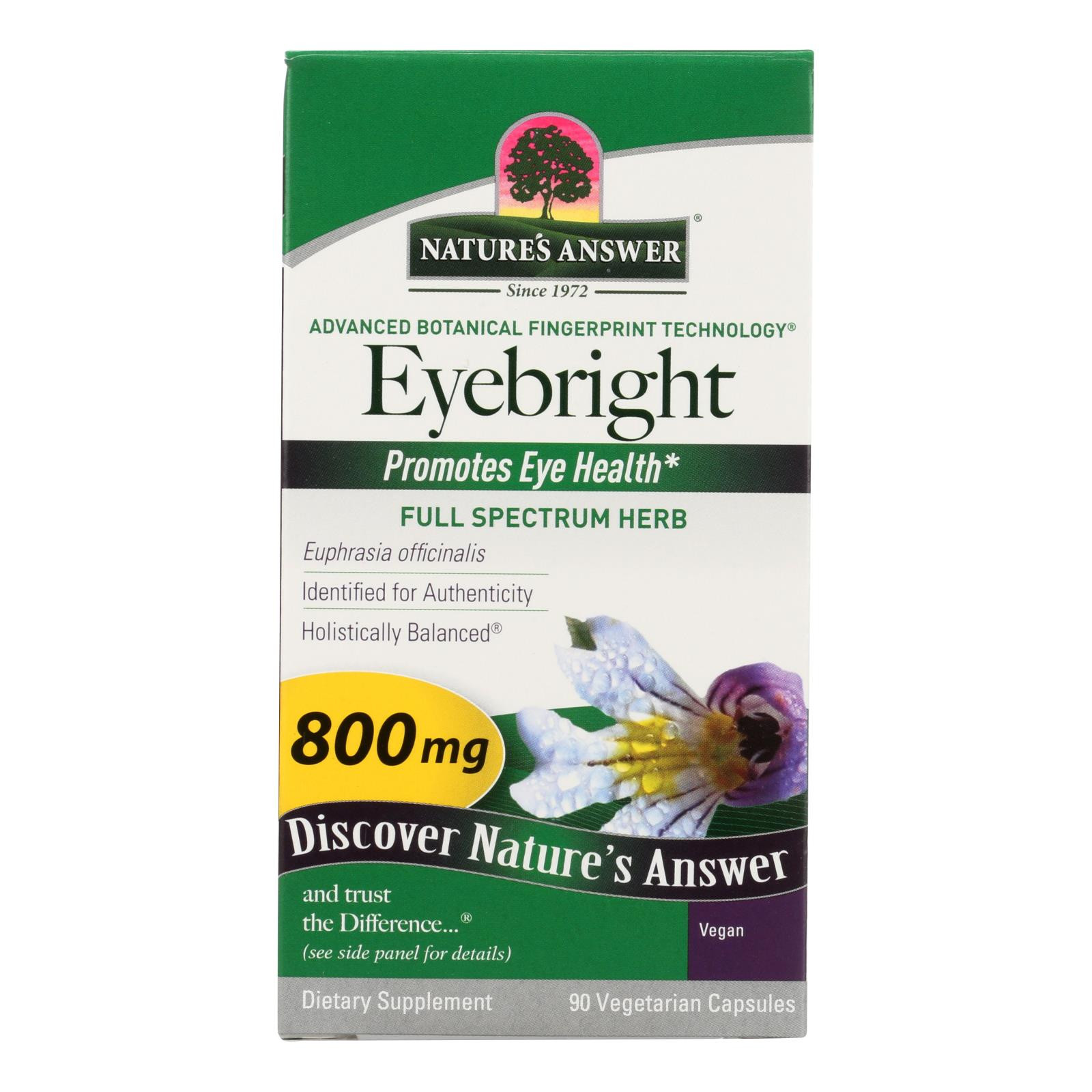 Nature's Way Eyebright Herb - 100 Capsules