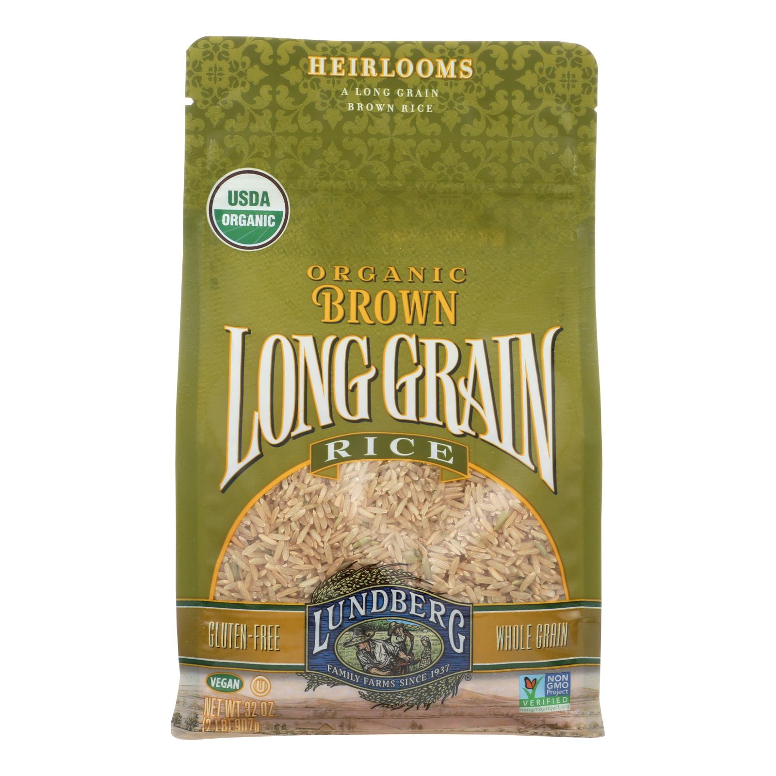 Lundberg Family Farms Organic White Organic Long Grain Rice - Case Of 6 ...