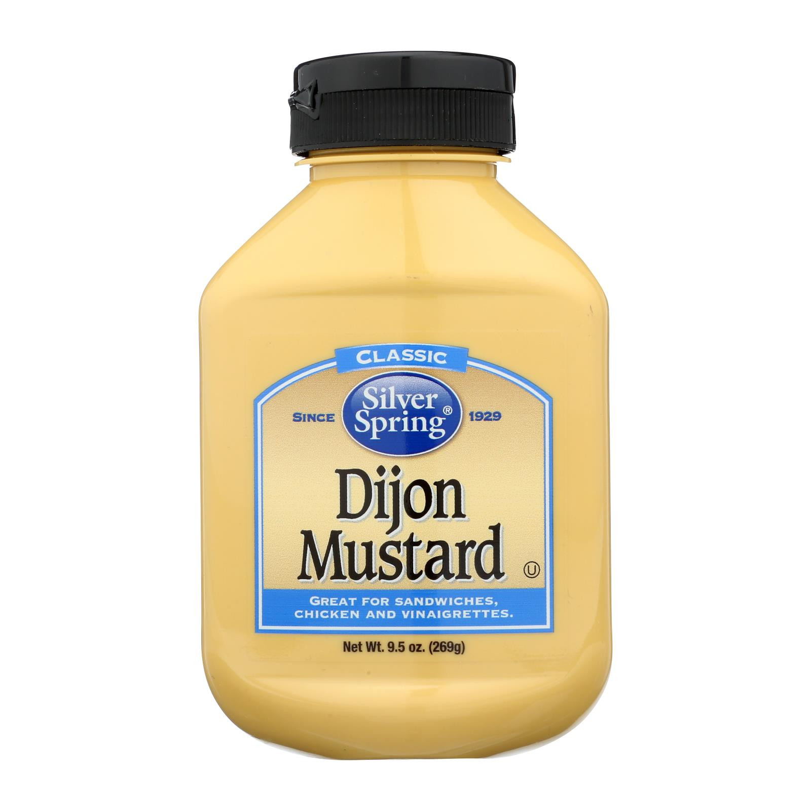 Silver Spring Squeeze - Mustard - Jalapeno - Case Of 9 - 9.5 Oz