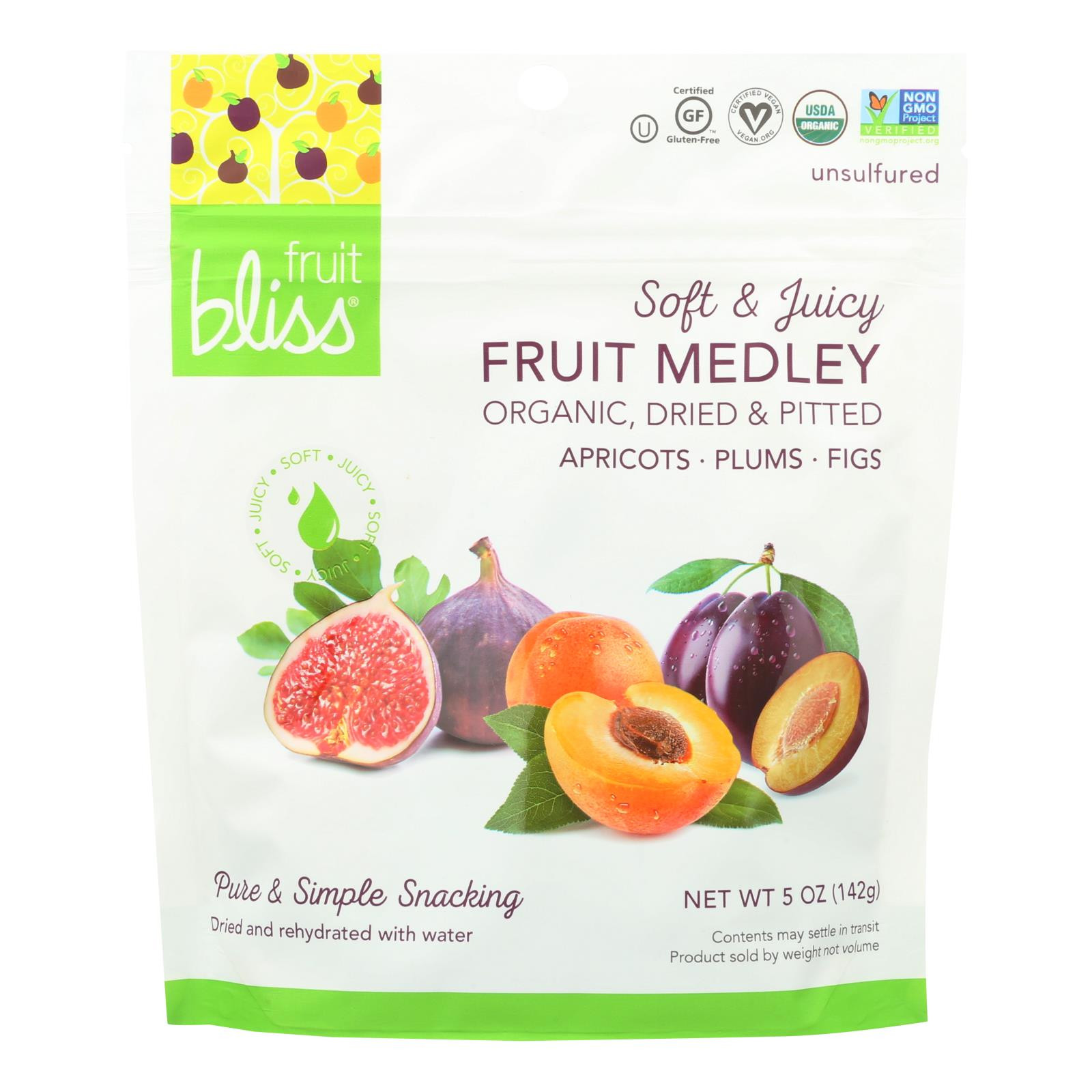Fruit Bliss Organic Turkish Figs - Figs - Case Of 6 - 5 Oz.