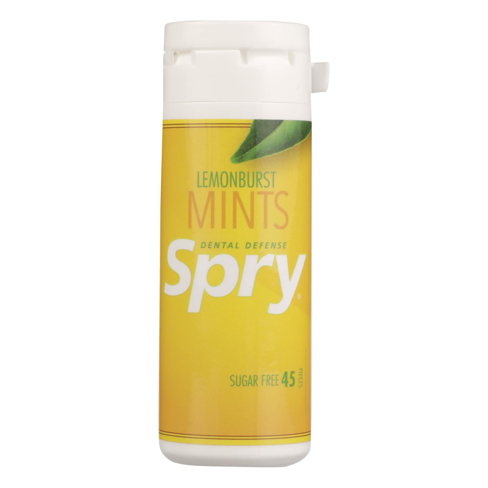 Spry Xylitol Mints - Peppermint - Case Of 6 - 45 Count - 1701796