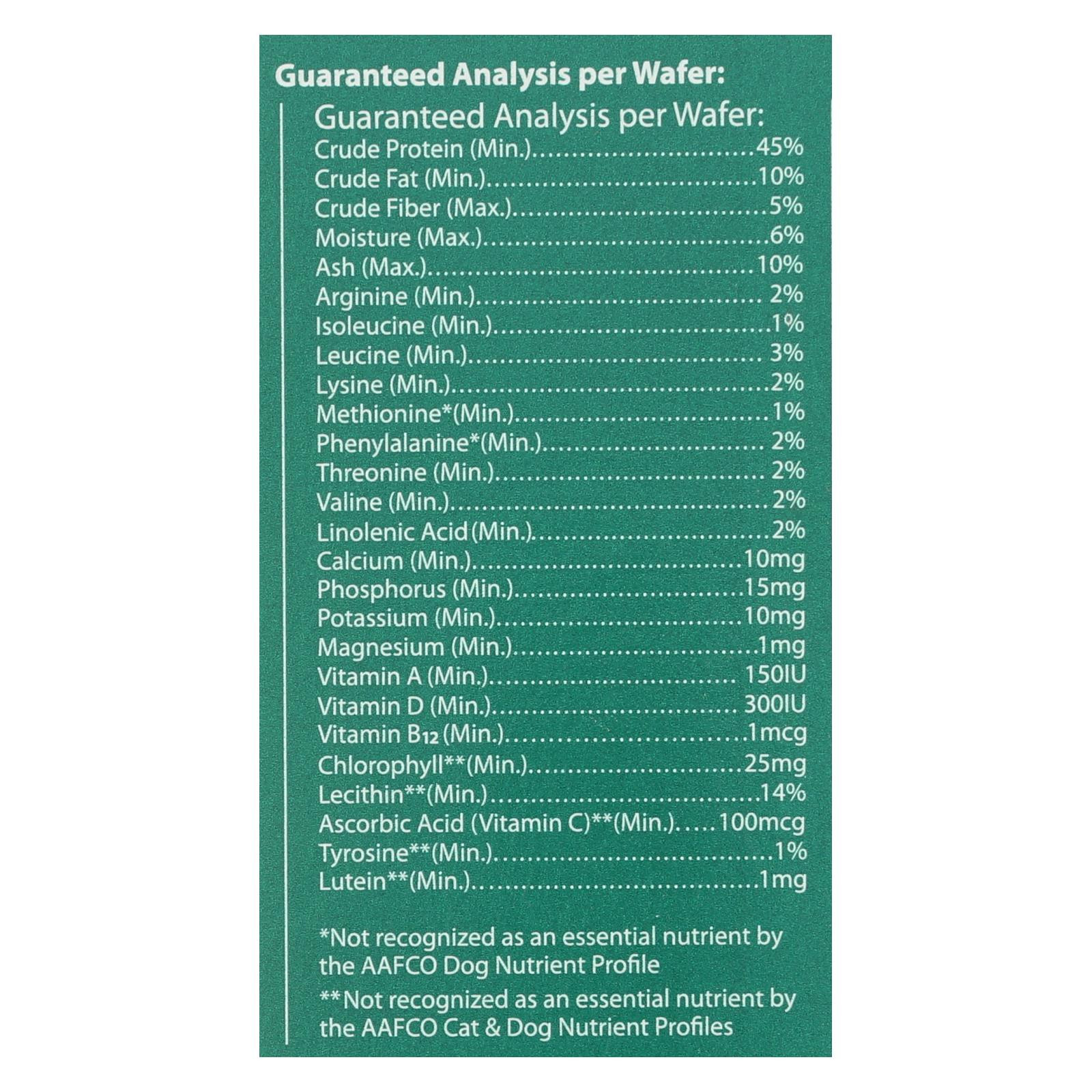 Sun Chlorella Rejuv-a-wafers Superfood Supplement For Dogs And Cats ...