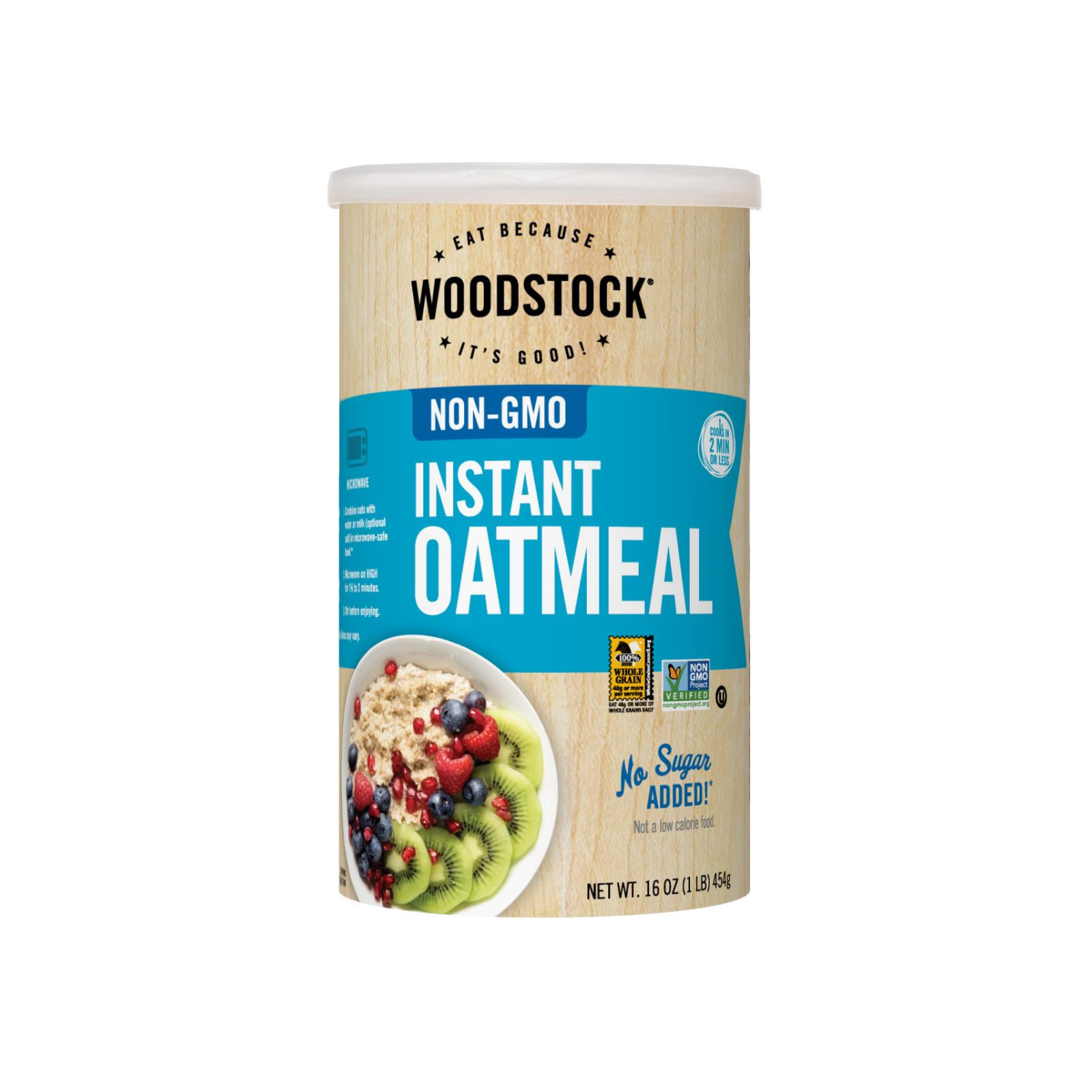 Woodstock Organic Irish-style Oats - Case Of 12 - 18.5 Oz.