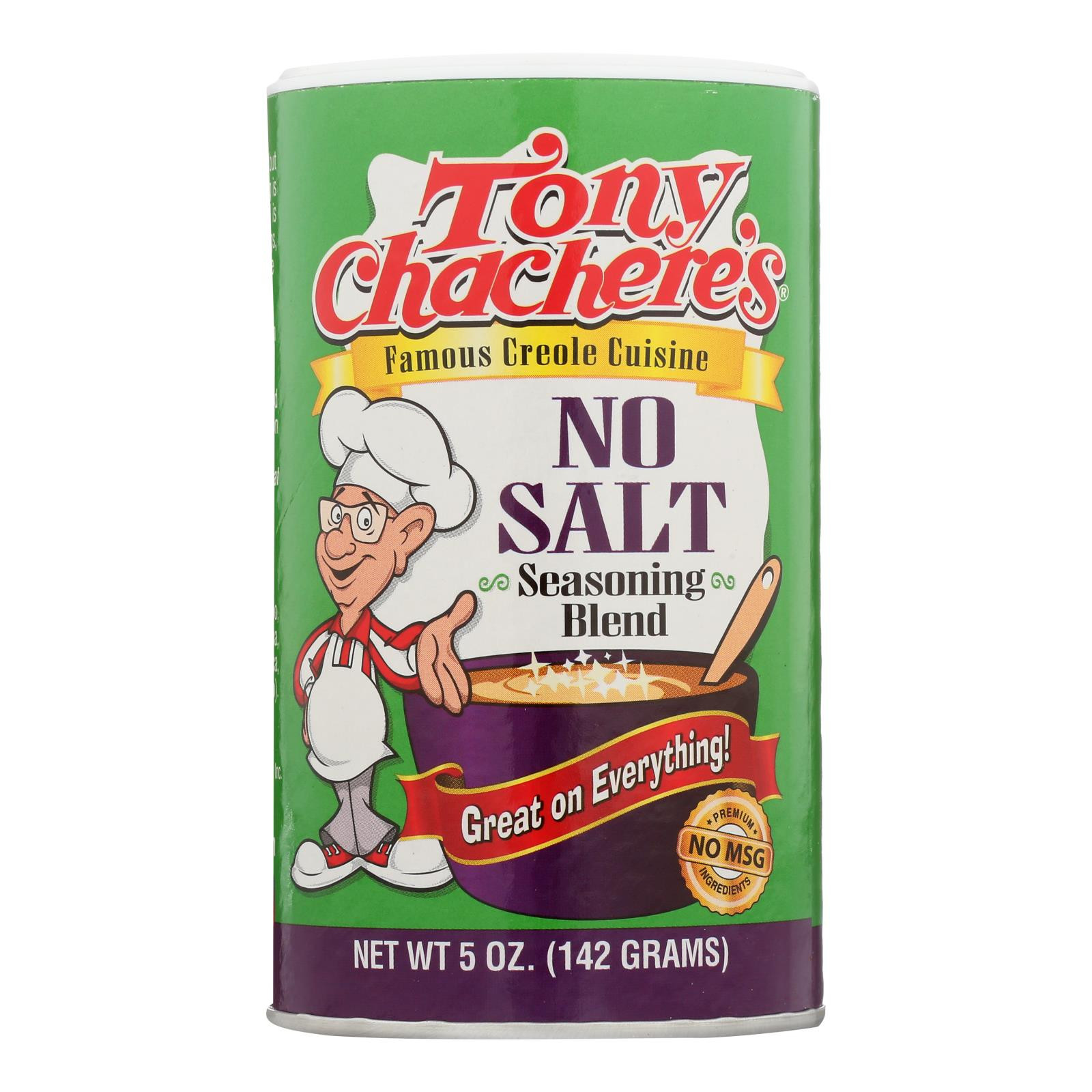 Tony Chachere's Seasoning - Creole - Case Of 6 - 8 Oz