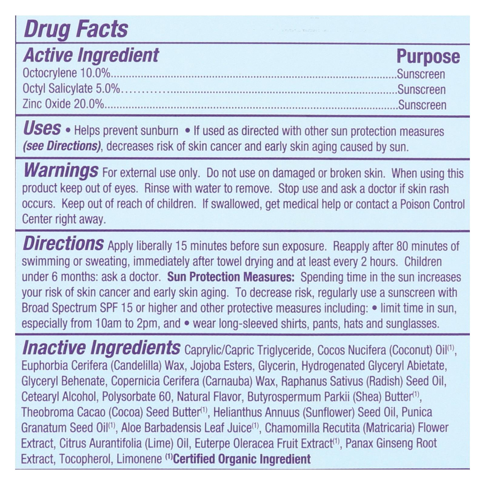 Alba Botanica Sunscreen - Spf 30 Broad Spectrum - Case Of 1 - .5 Oz.