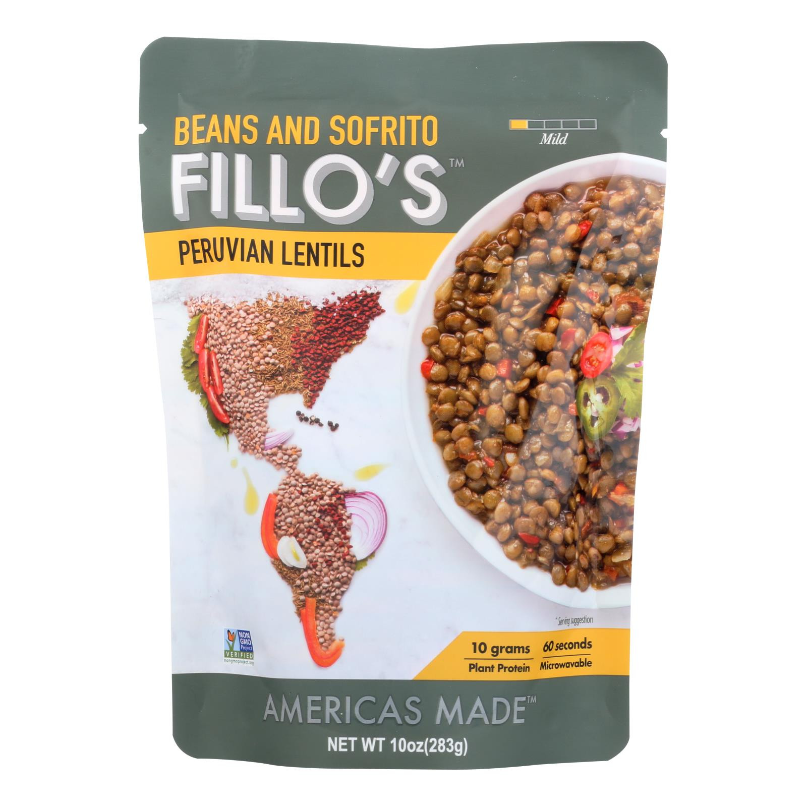 Fillo's Beans - Mexican Mayocoba Mild - Case Of 6 - 10 Oz.
