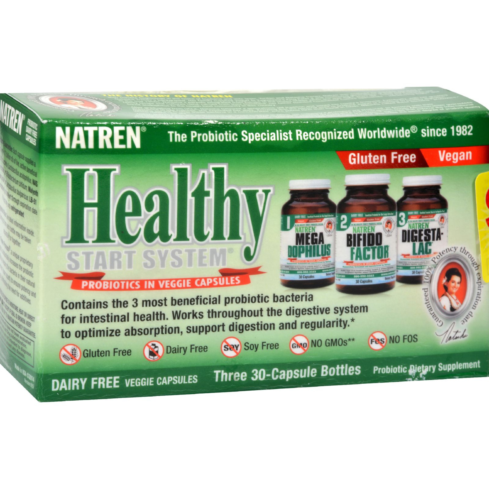 Natren Healthy Start System With Dairy - 1 Pack