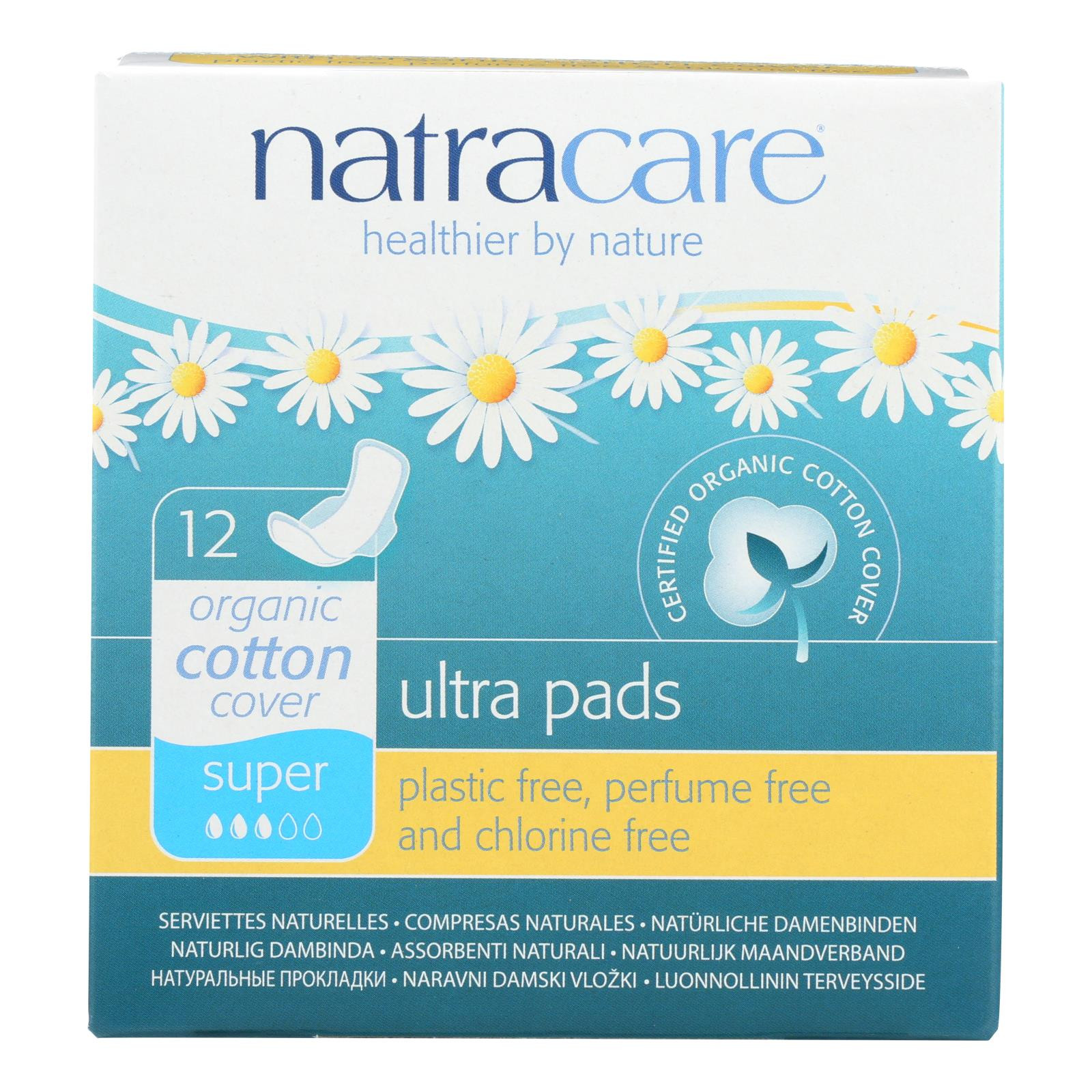Natracare Organic Cotton Intimate Wipes - 12 Wipes - Case Of 12