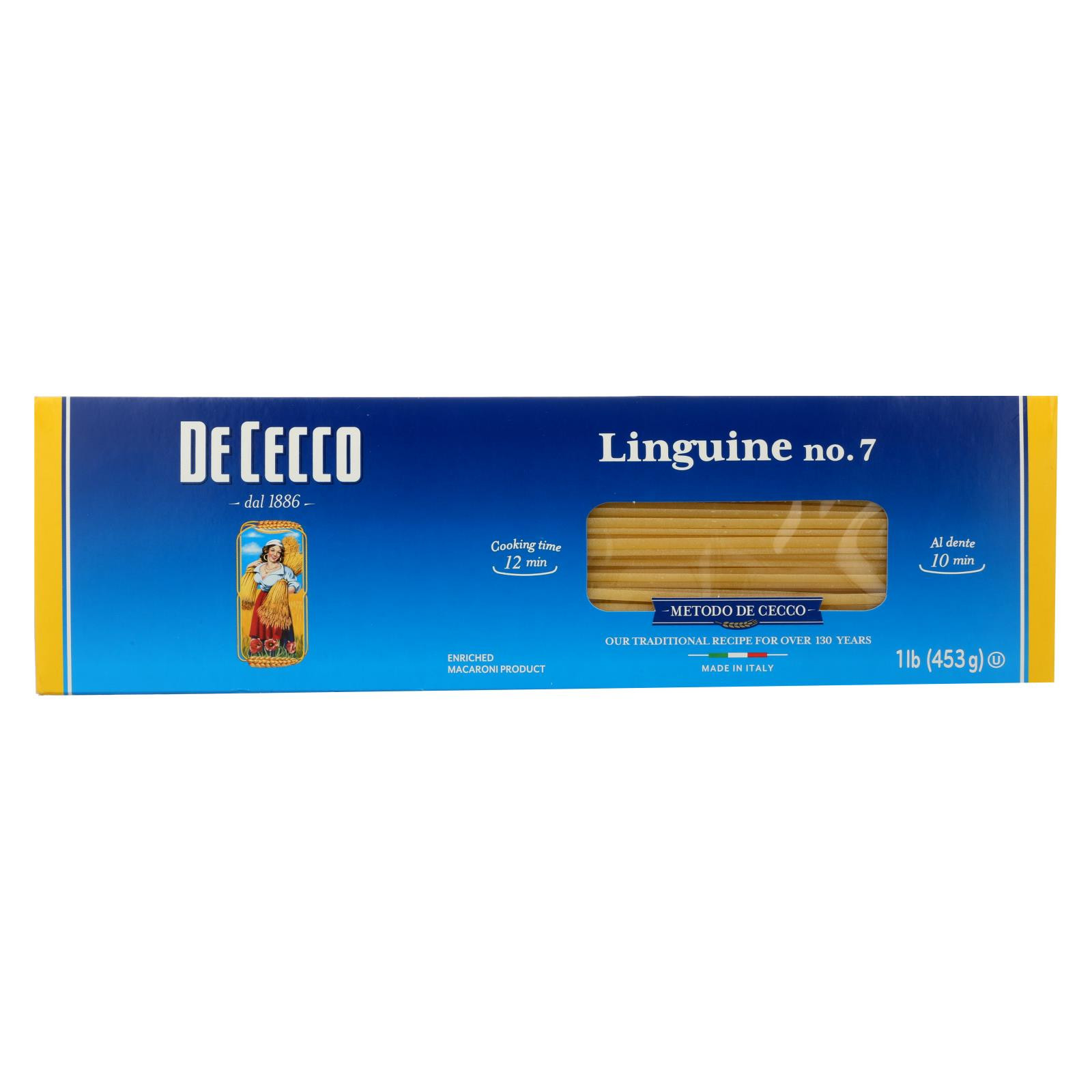 De Cecco Pasta Spaghetti Pasta - Case Of 20 - 16 Oz.