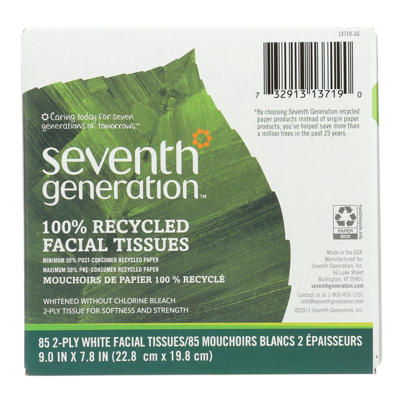 Green2 Facial Tissue - Case Of 30
