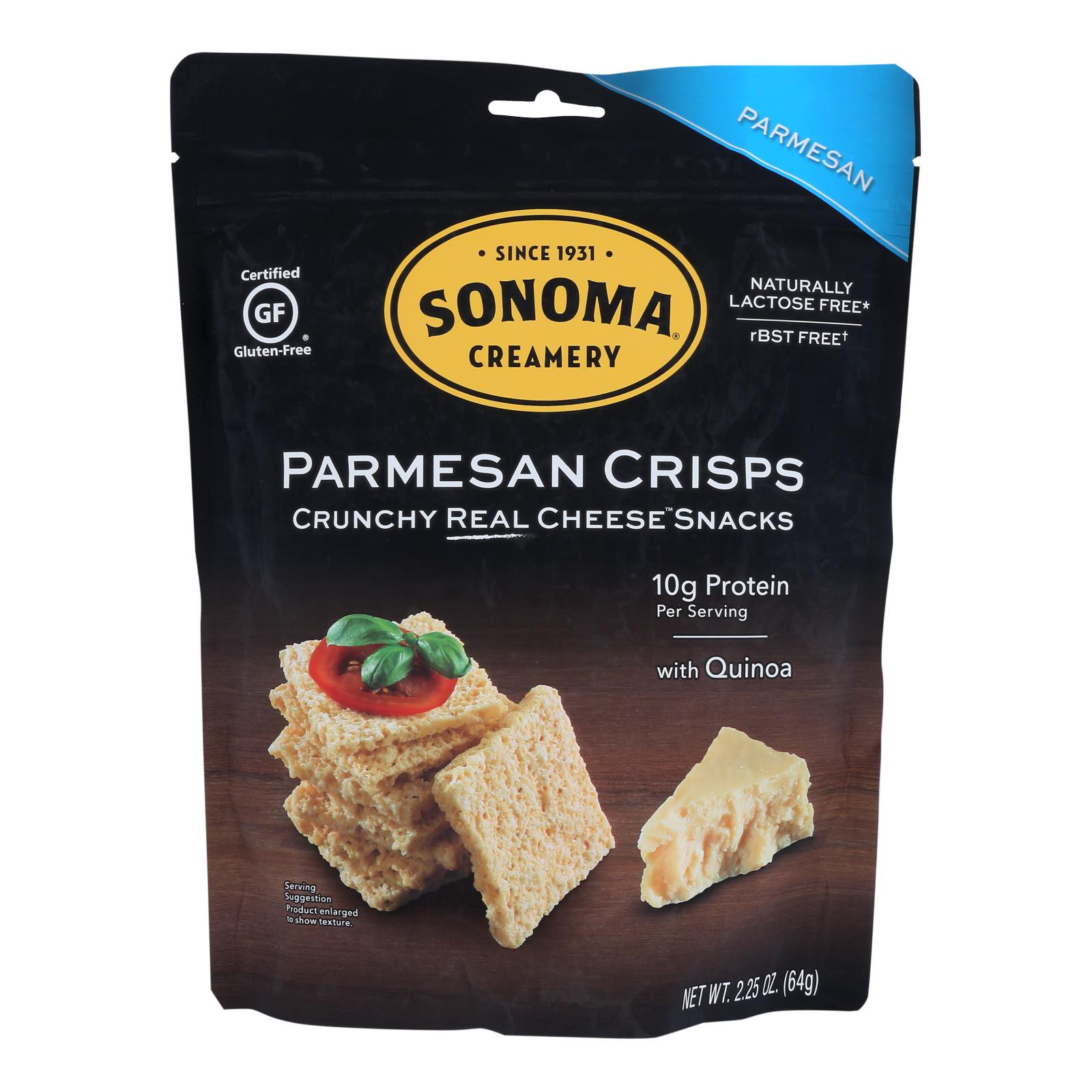 Kitchen Table Bakers Parm Crisps - Original Parmesan - Case Of 12 - 1. ...