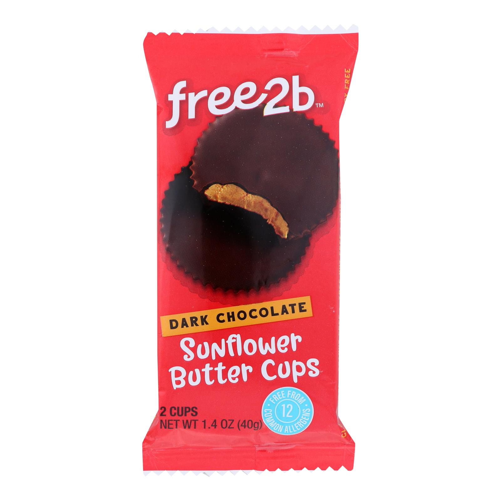 Free 2 B Sun Cups - Mini - Ice Chocolate - Case Of 6 - 4.2 Oz